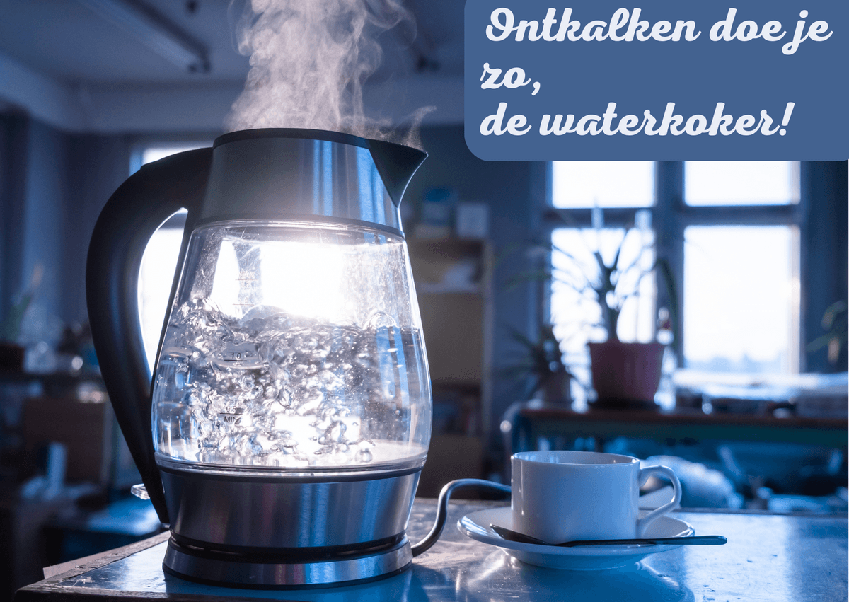 Ontkalken doe je zo, de waterkoker! | Deridder bv