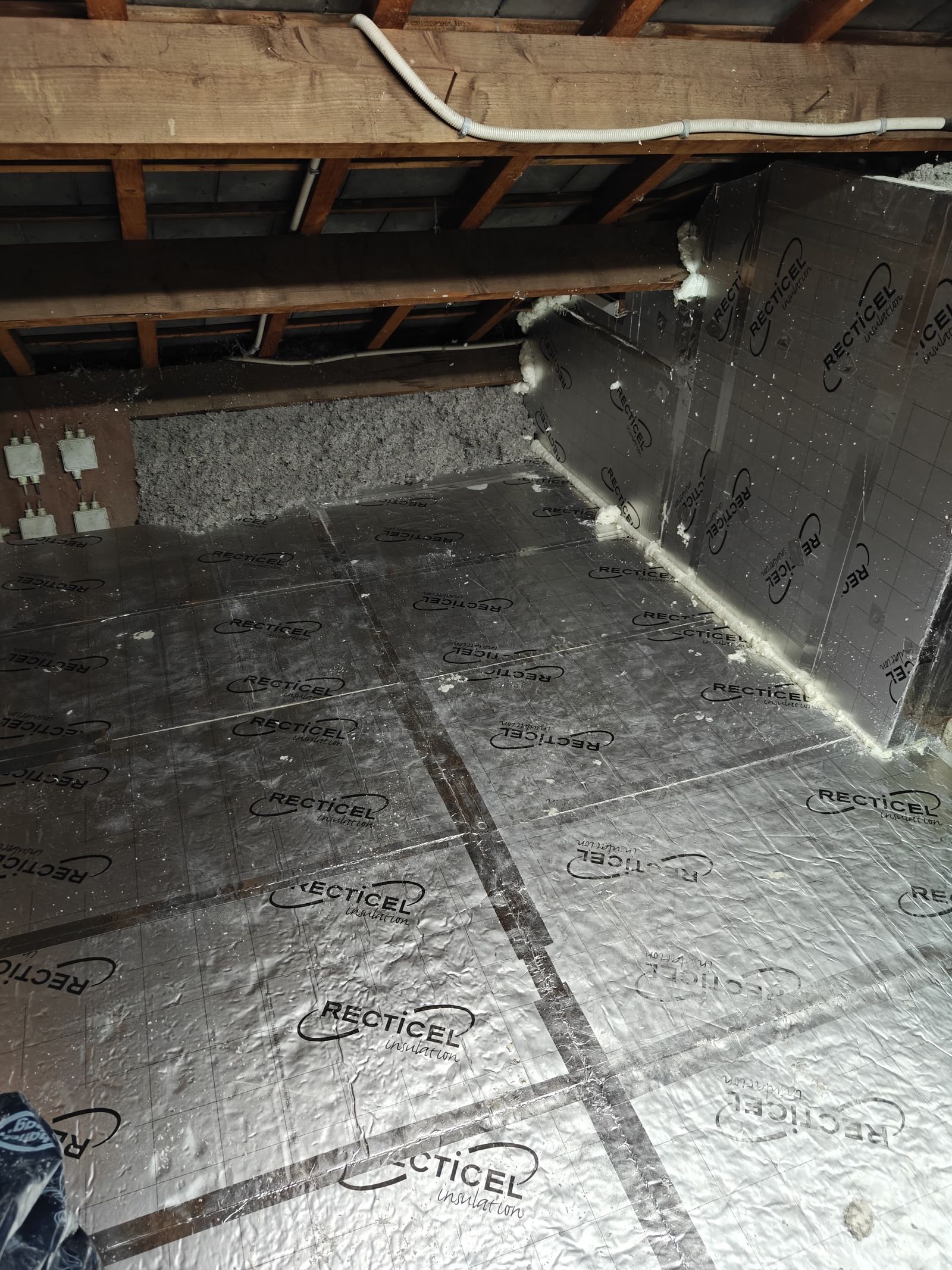 Zoldervloerisolatie met cellulose in Heusden-Zolder - Eco Protect
